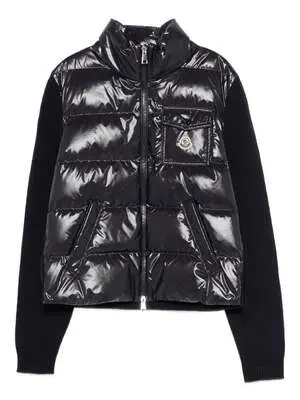 Moncler Padded Cardigan - Blue