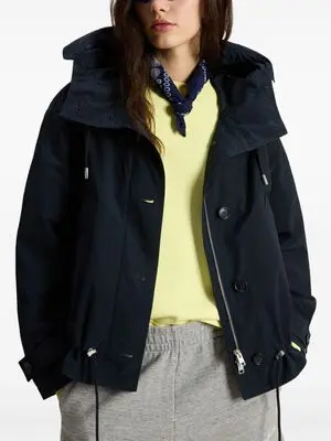 Woolrich Short Parka Coat - Blue