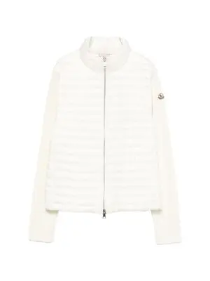 Moncler Padded Cardigan - White