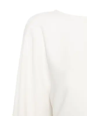 PAROSH Short Dress - Cream