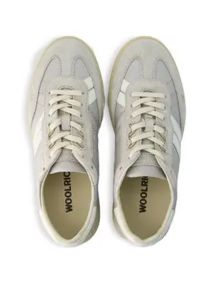 Woolrich Double U Leather Sneakers - Grey