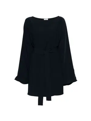 PAROSH Short Dress - Black