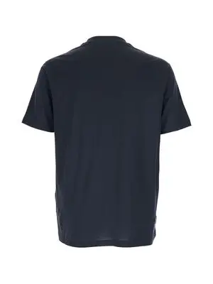 Emporio Armani Logo T Shirt - Blue