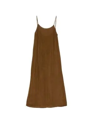UMA WANG Anaya Long Dress - Camel