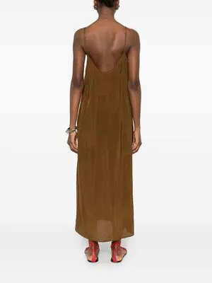 UMA WANG Anaya Long Dress - Camel