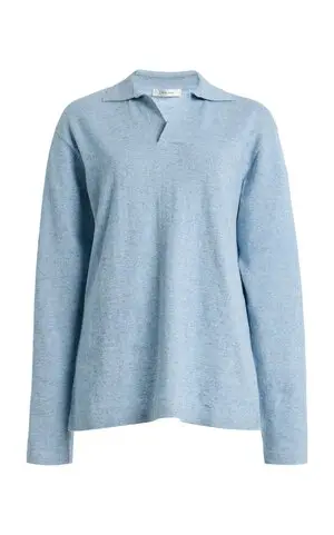 THE ROW Niosa Cotton Top - Blue
