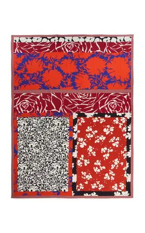 Dries Van Noten Oversized Twill Scarf - Print