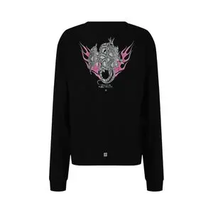 Givenchy Flame Graphic Long-sleeve T-shirt