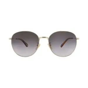 Chloé Round-frame Metal Sunglasses - Gold