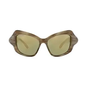 Balenciaga Cat Eye-frame Bio Injection Sunglasses - Brown
