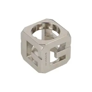 Givenchy G Cube Ring - Silver