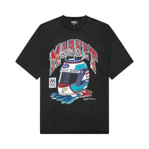 MARKET Racing Helmet Graphic T-shirt