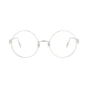 Cartier Round-frame Metal Optical Frames - Silver
