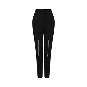 Alexander McQueen Zip Leg Pants - Black
