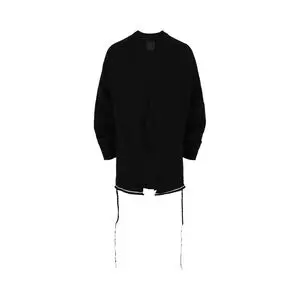 Givenchy Striped Trim U-lock Cardigan