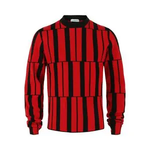 FERRAGAMO Geometric Pattern Cashmere Sweater