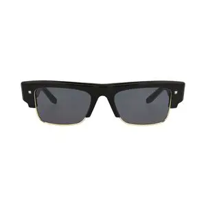 Valentino Garavani Square-frame Acetate Sunglasses - Black