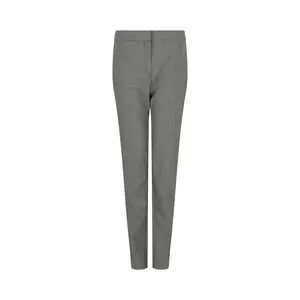 Alexander McQueen Houndstooth Cigarette Trousers - Black
