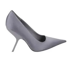 FERRAGAMO Eva X5 Satin Pump - Grey
