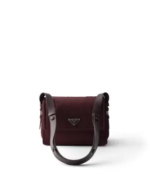 Prada Traveller Small Padded Re-nylon Shoulder Bag - Red