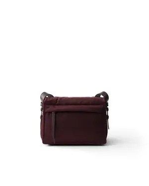 Prada Traveller Small Padded Re-nylon Shoulder Bag - Red