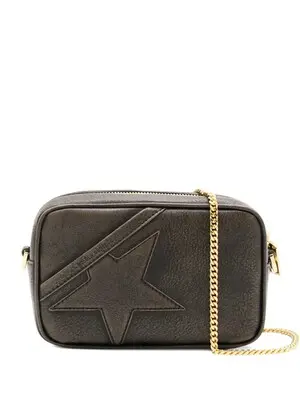 GOLDEN GOOSE Mini Star Bag In Distressed Leather - Brown