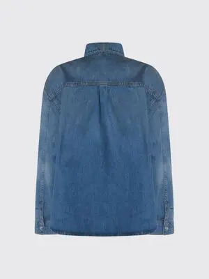 ANINE BING Cotton Denim Casual Shirt