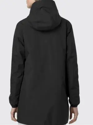 K-WAY Hooded Zip-up Jacket - Black