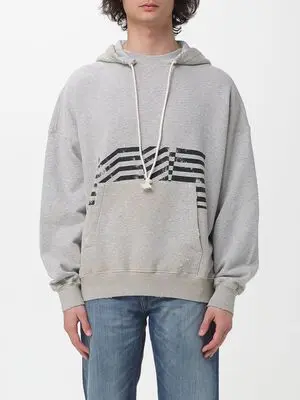 GOLDEN GOOSE Distressed Stripe Print Hoodie
