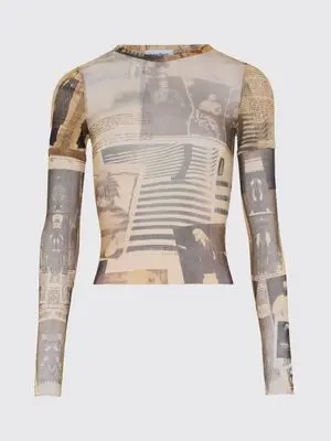 JEAN PAUL GAULTIER Long Sleeve Top - Beige