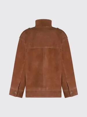 ANINE BING Suede Utility Jacket - Brown