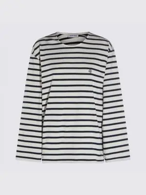 ANINE BING Striped Long Sleeve T-shirt