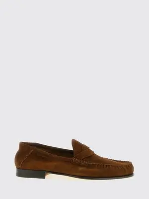 TOM FORD Suede Calfskin Loafers - Brown