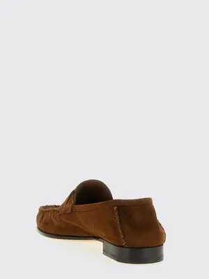 TOM FORD Suede Calfskin Loafers - Brown