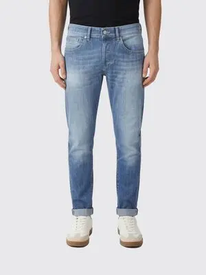 DONDUP Slim Fit Cotton Denim Jeans - Blue