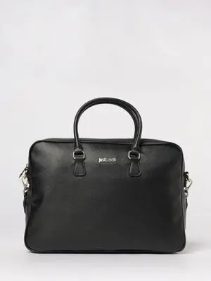Just Cavalli Textured Bags For Men
