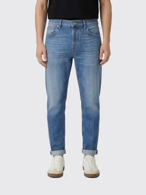 DONDUP Slim Fit Cotton Denim Jeans - Blue