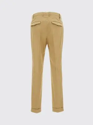 PT TORINO Tailored Trousers With Cuffed Hem - Sand
