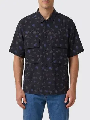Sacai Floral Print Cotton Blend Shirt