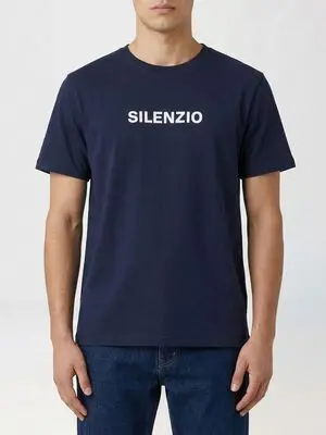 Aspesi Cotton Slogan T-shirt Blue