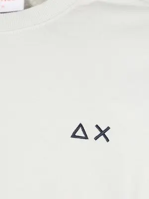 SUN 68 Cotton Crewneck Sweatshirt - White