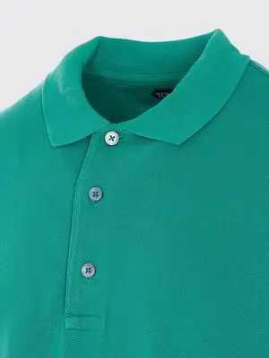 TOM FORD Cotton Blend Polo Shirt - Green