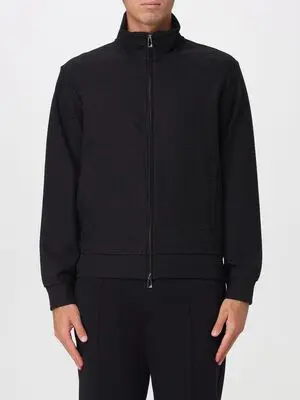 Emporio Armani Zip-up Sweatshirt - Black