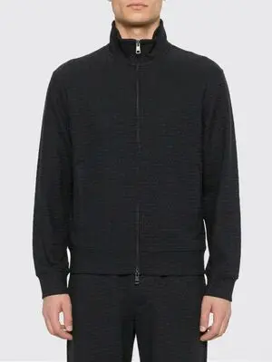 Emporio Armani Zip-up Sweatshirt - Blue