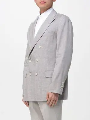 Brunello Cucinelli Double Breasted Blazer - Brown