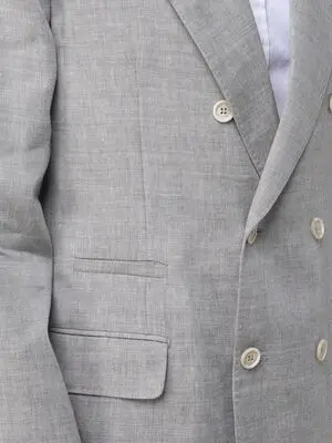Brunello Cucinelli Double Breasted Blazer - Brown