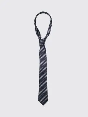 TOM FORD Striped Silk Neck Tie - Black
