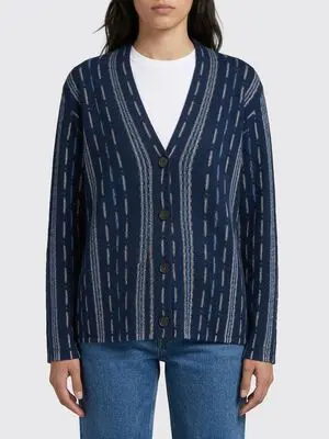 Guest In Residence Cashmere Striped V-neck Cardigan
