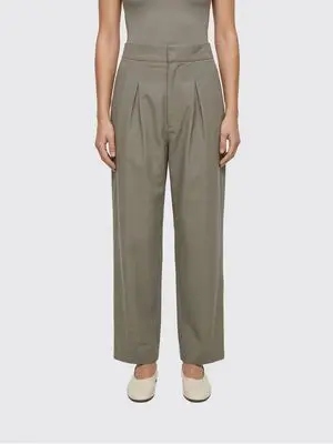 Soeur Viscose And Linen Blend Straight Trousers