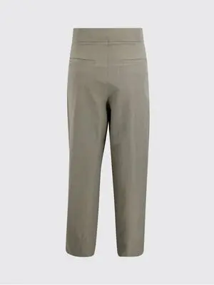 Soeur Viscose And Linen Blend Straight Trousers
